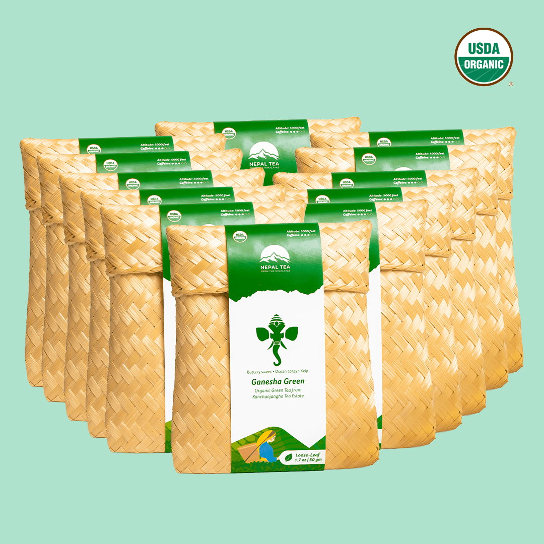 Buy Ganesha Green Tea (Retail Package) | Organic Green Tea | Nepal Tea ...