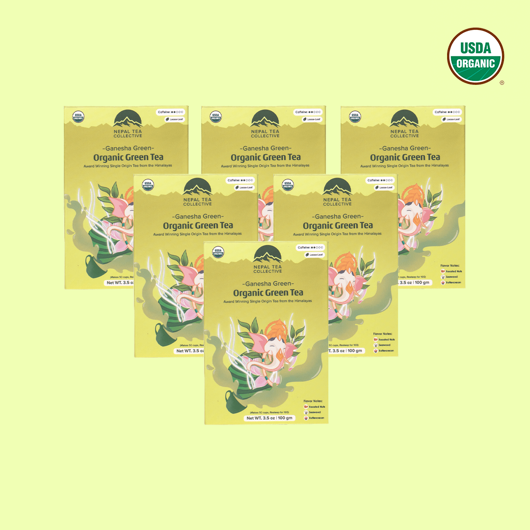 Buy Ganesha Green Tea (Retail Package) | Organic Green Tea | Nepal Tea ...